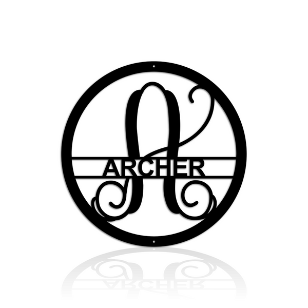 Metal Monograms for home decor - Advanced Metal Art