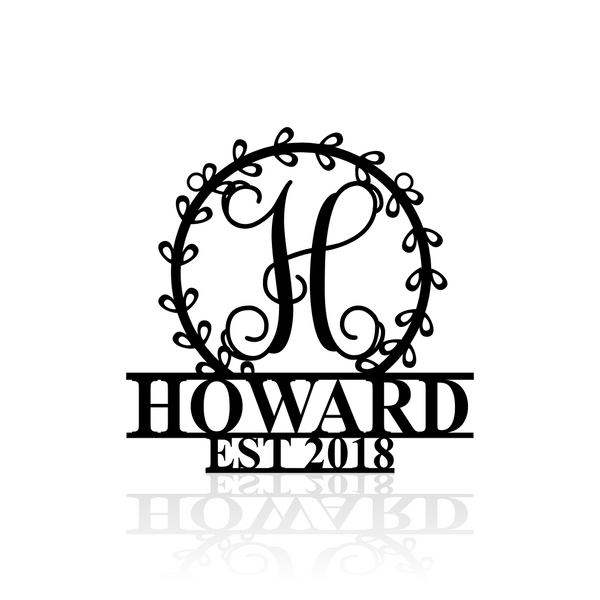 Metal Monograms for home decor - Advanced Metal Art