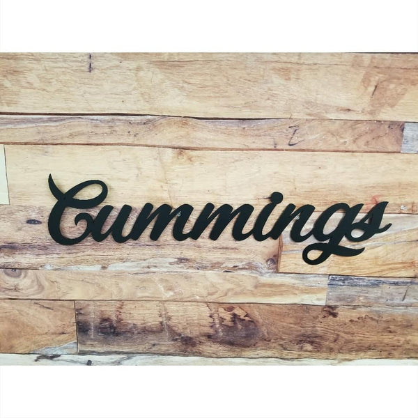Custom Name Or Word - Advanced Metal Art
