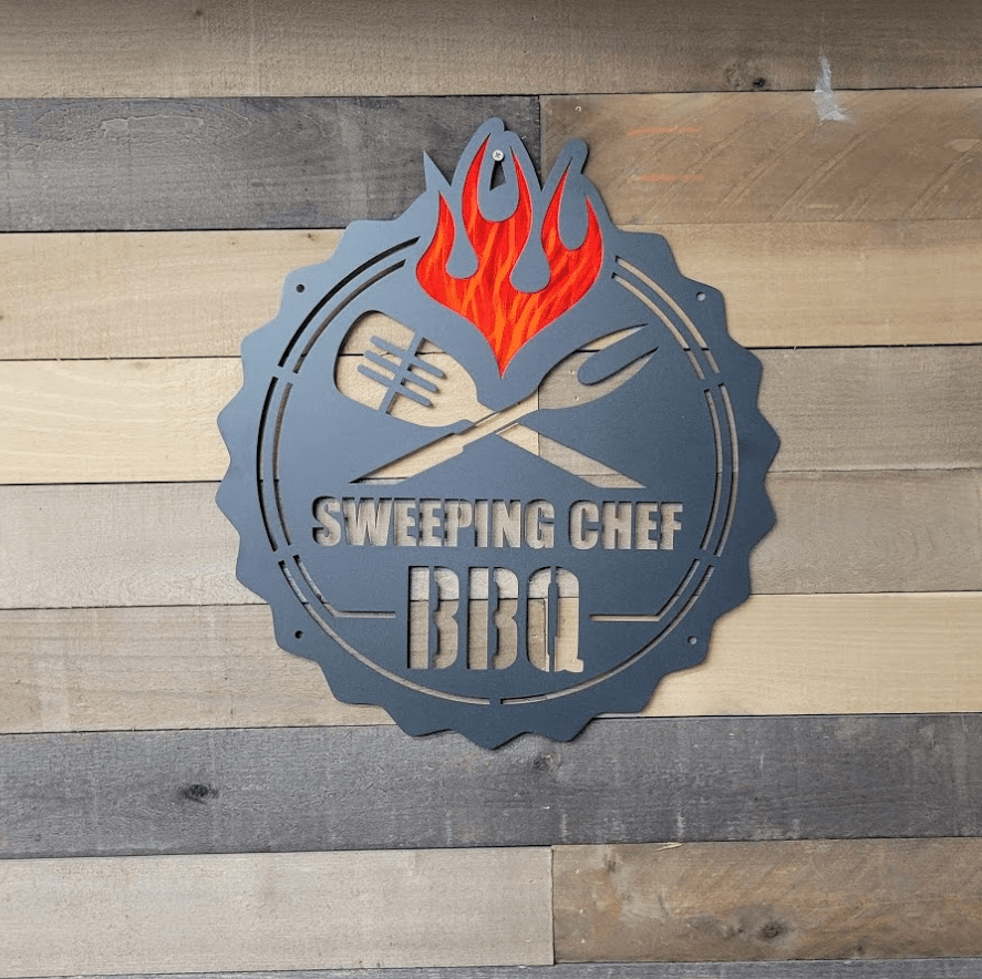 BBQ Grill Sign - Advanced Metal Art